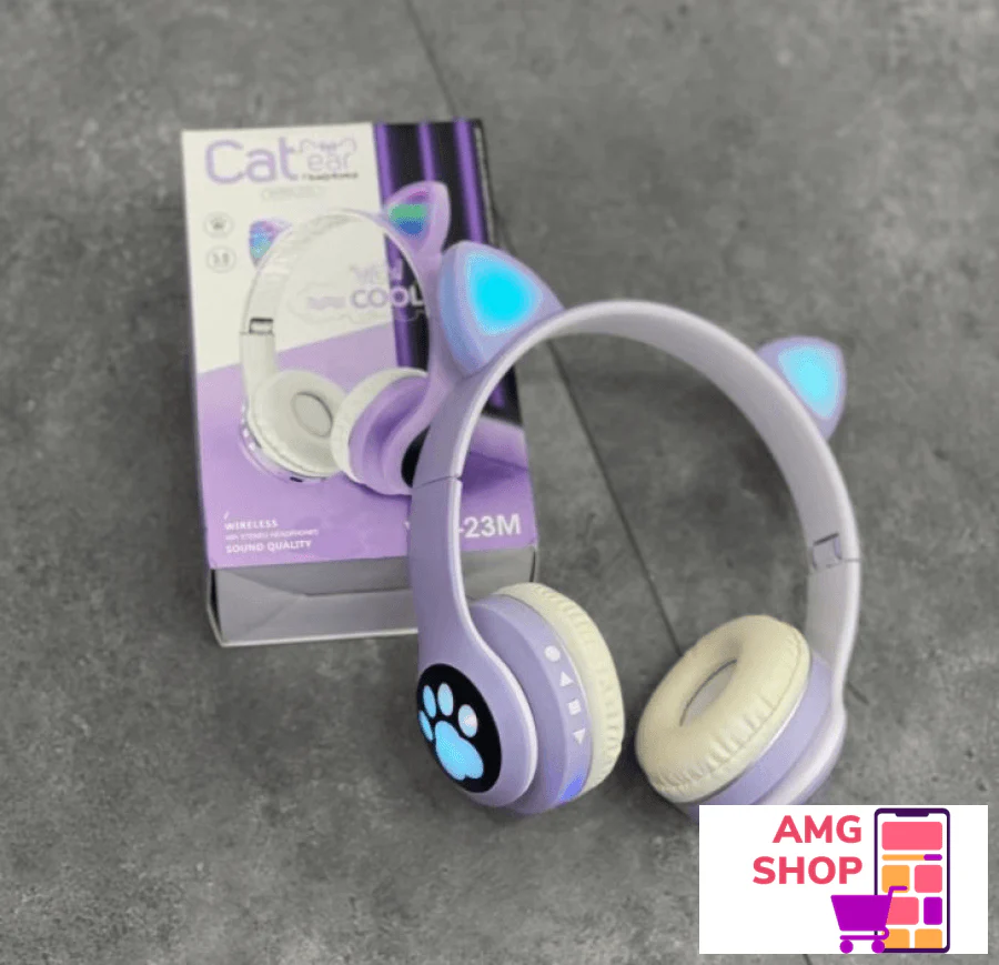 Bluetooth slusalice Cat ear - Bluetooth slusalice Cat ear
