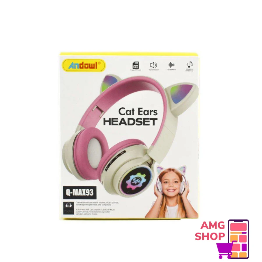 BLUETOOTH slušalice/dečije/Cat ears Q-MAX93 - BLUETOOTH slušalice/dečije/Cat ears Q-MAX93