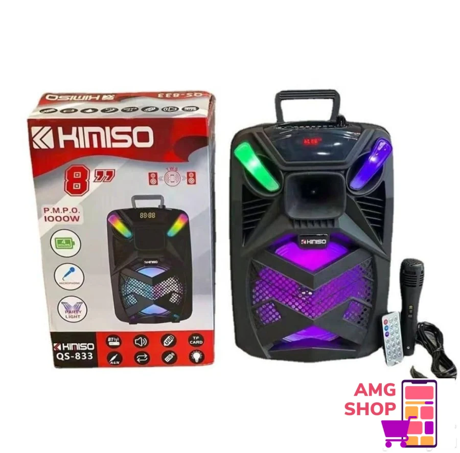 Bluetooth Zvučnik Karaoke model Kimiso QS-834 - Bluetooth Zvučnik Karaoke model Kimiso QS-834