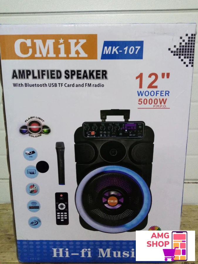 Bluetooth zvučnik Karaoke model MK-107 - bežični mikrofon - Bluetooth zvučnik Karaoke model MK-107 - bežični mikrofon