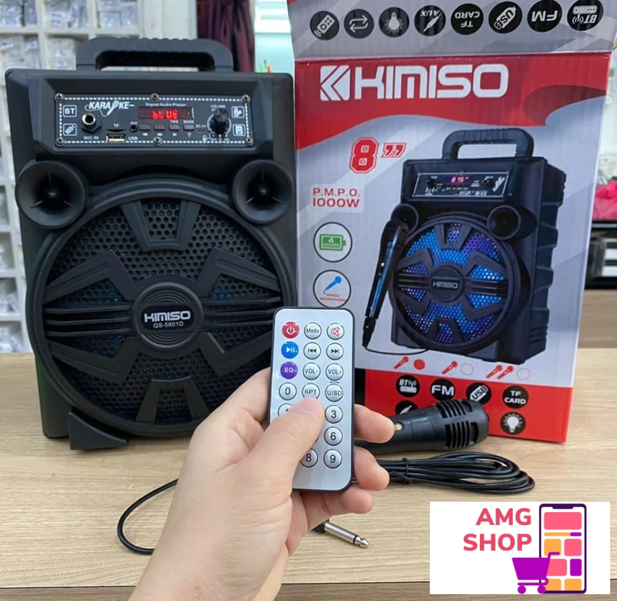 Blutut zvucnik sa karaoke mikrofonom- Bluetooth, FM, SD - Blutut zvucnik sa karaoke mikrofonom- Bluetooth, FM, SD