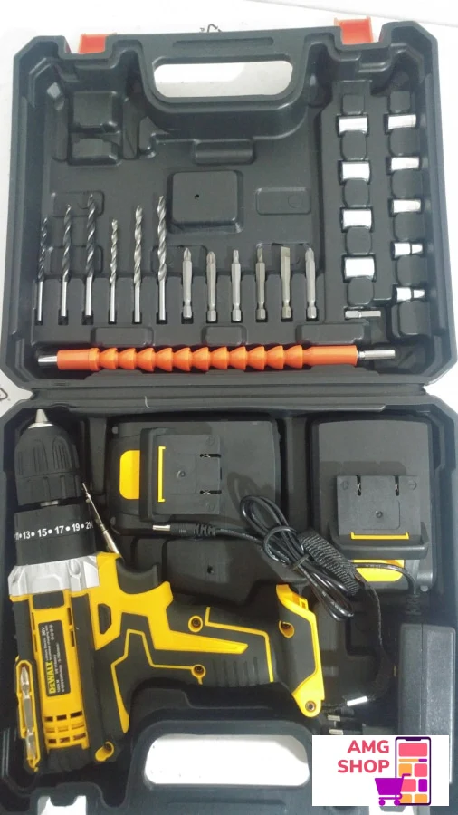 DEWALT Aku Srafilica-Busilica-Cekic 36v +2 Baterije + Pribor - DEWALT Aku Srafilica-Busilica-Cekic 36v +2 Baterije + Pribor