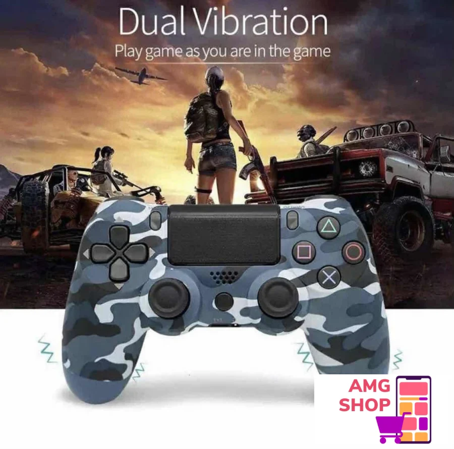 doubleshok 4 džojstik ps4 - sivi maskirni - doubleshok 4 džojstik ps4 - sivi maskirni