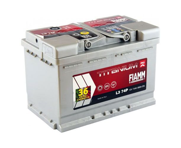 Akumulator Fiamm 12V 74Ah 680A D+ Titanium Pro L3 74P