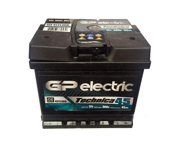 Akumulator GP Electric 12V 45Ah 360A L+ 45TL360