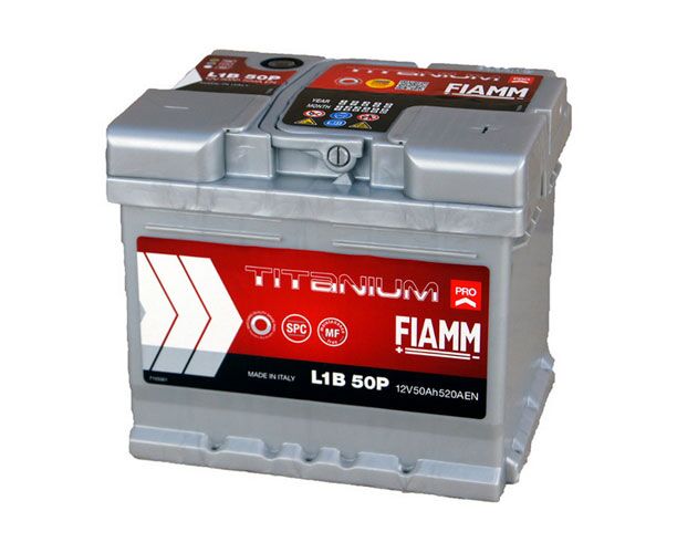 Akumulator Fiamm 12V 50Ah 520A D+ Titanium Pro L1B 50P