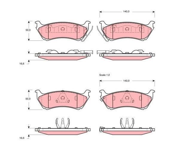 Pločice kočione prednje Steinberg 0.1379 - GDB1379 - FDB1401 - 598443