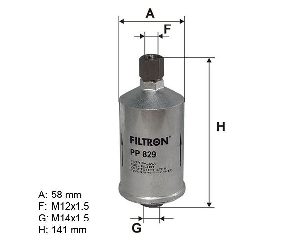 Filter goriva Filtron PP829 - MBNA955