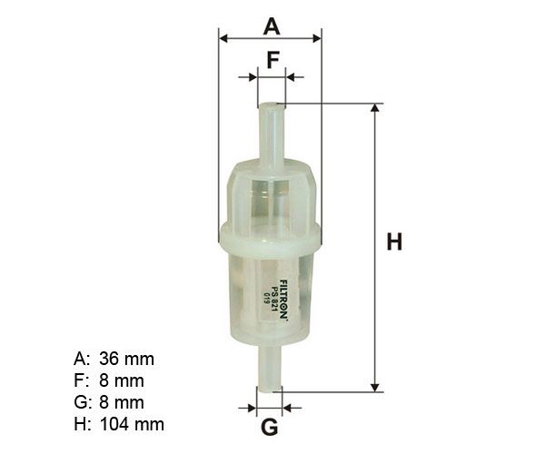 Filter goriva Filtron PS821 - CFF100104 - MBNA008