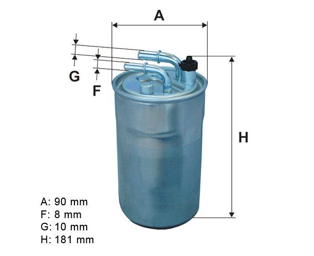 Filter goriva Topran 208053756 - PP990/2