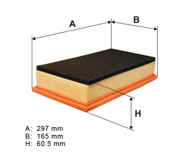 Filter vazduha Pionir FV024/1 - U711- CAF100711P - AP024/1