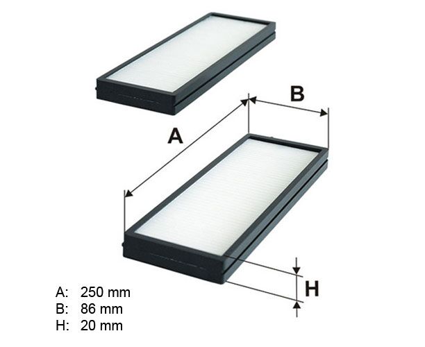Filter klime Purflux AH3932 - K13572X - 1987435050