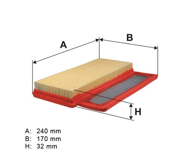 Filter vazduha Filtron AP022/4 - F026400466 - MA3106