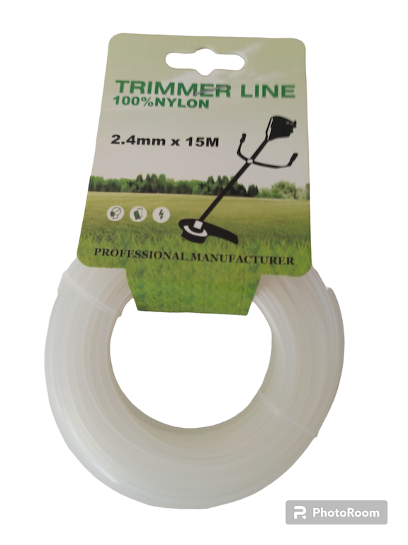 Struna za trimer 2,4 mm x 10 m okrugli DMD