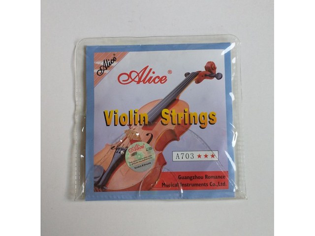 žice za VIOLINU - Alice