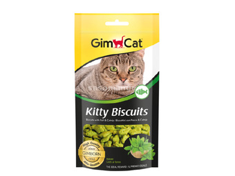 GIMCAT KITTY BISKVITI RIBA I MACJA TRAVA POSLASTICE ZA MACKE 40 g