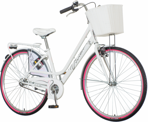 VISITOR Ženski bicikl FAS2829F 28''/17'' Paris belo-sivo-rozi