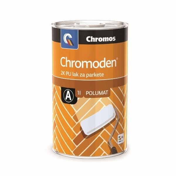 Chromoden 2K PU lak za parkete 10l-polumat-komponenta A