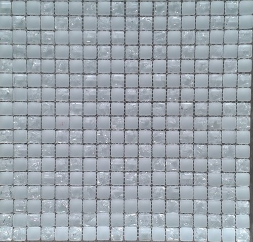 STAKLENI MOZAIK SUPERWHITE-C 300*300*8MM