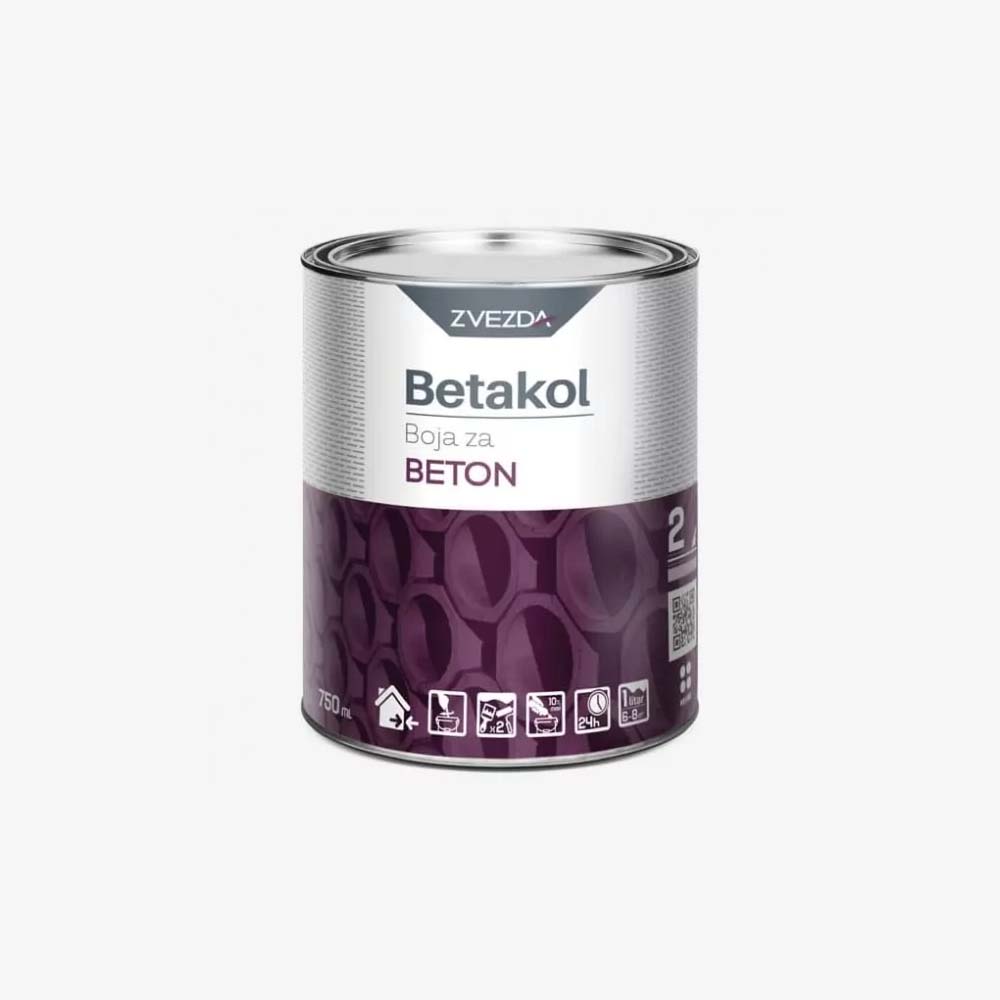 BETAKOL Boja za beton-bela RAL 9010 25l