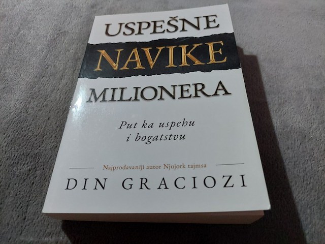 Uspešne navike milionera Din Graciozi KAO NOVA