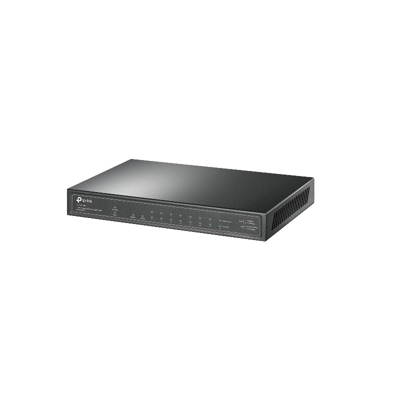 SWITCH TP-LINK TL-SG1210P GIGABIT/10X RJ45/10/100/1000MBPS/1XSFP/8XPOE+/DESKTOP METALNO KUCISTE
