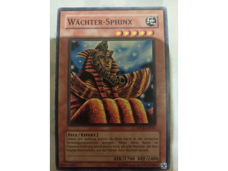 Original Yu-gi-oh (NEMACKA) Wachter-Sphinx