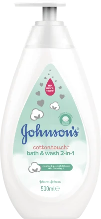 Johnson´s
cottontouch 2u1 - gel za pranje kose i tela, 500 ml