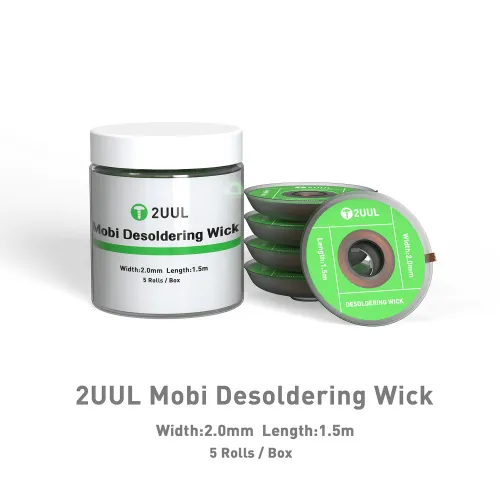 Pletenica za skidanje kalaja 2UUL Mobi Desoldering Wick CY2015 (5 Rolls/Box)