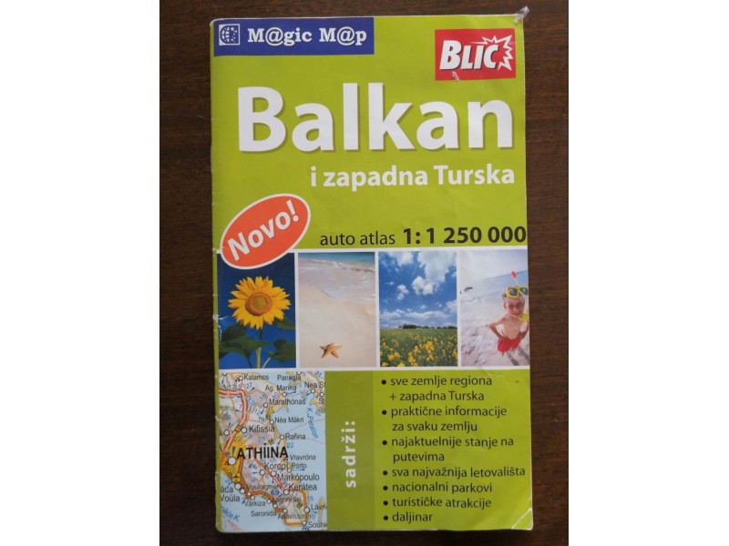 Balkan i Zapadna Turska auto-atlas