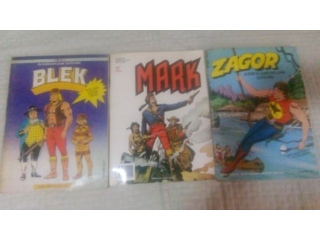 LOT ALBUMA: BLEK, ZAGOR, MARK