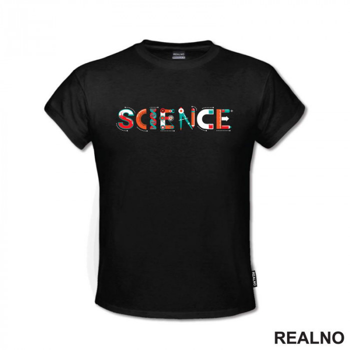 SCIENCE - SYMBOS - GEEK - MAJICA