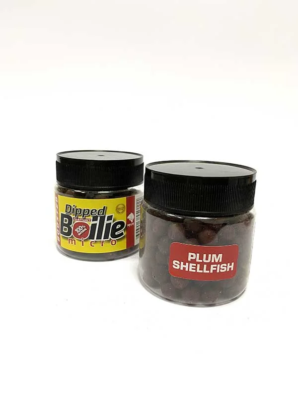 Meleg DIPPED MICRO BOILIE 140gr PLUM SHELLFISH