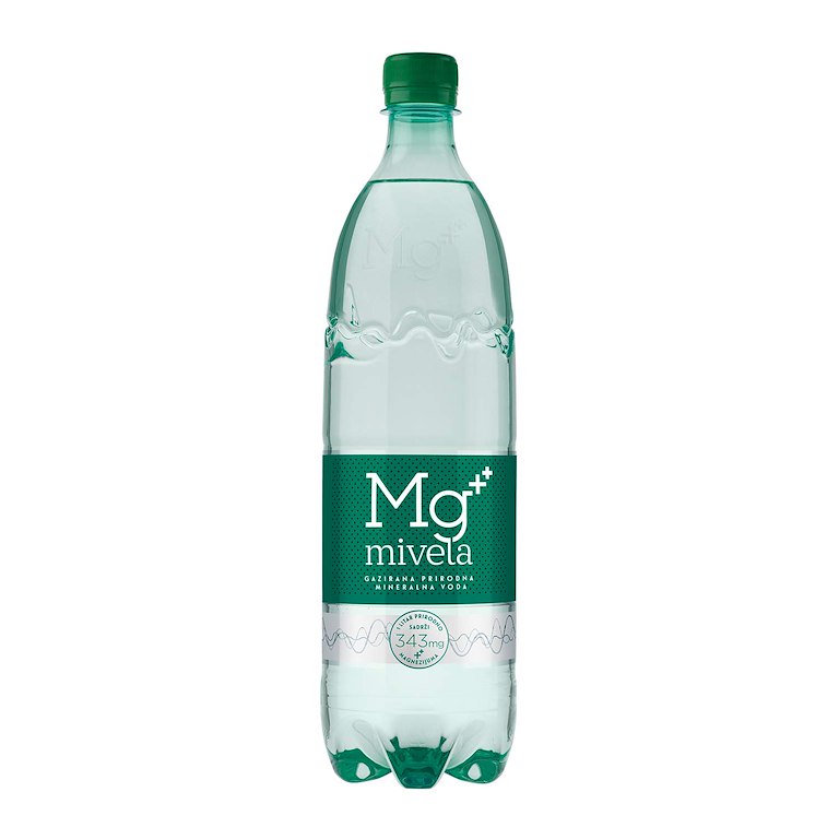 Mg Mivela gazirana prirodna voda voda 1 l
