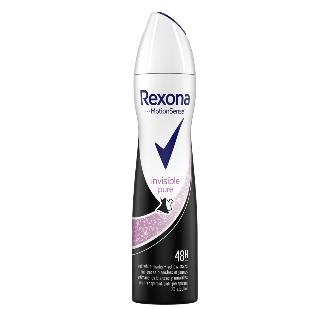 REXONA DEO 200ML W.INVISIBLE PURE