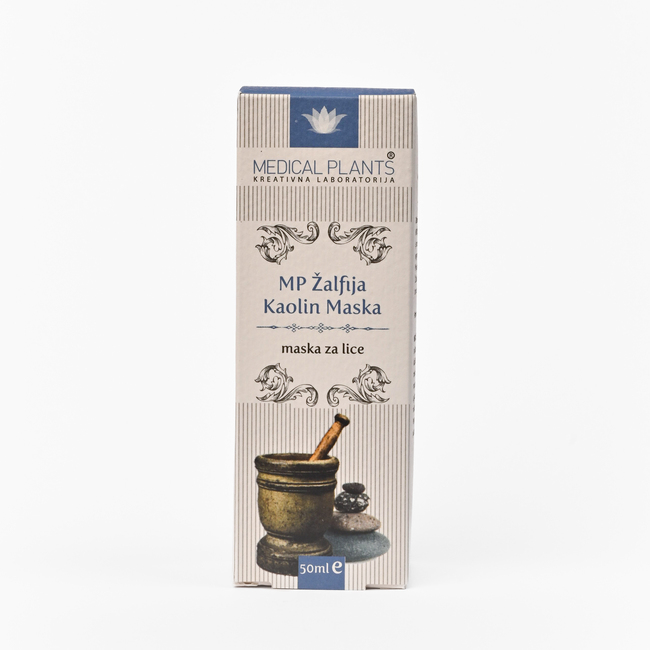 Kaolin Žalfija maska