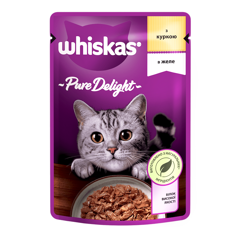 Whiskas Cat Pure Delight U Želeu Sa Piletinom 85g