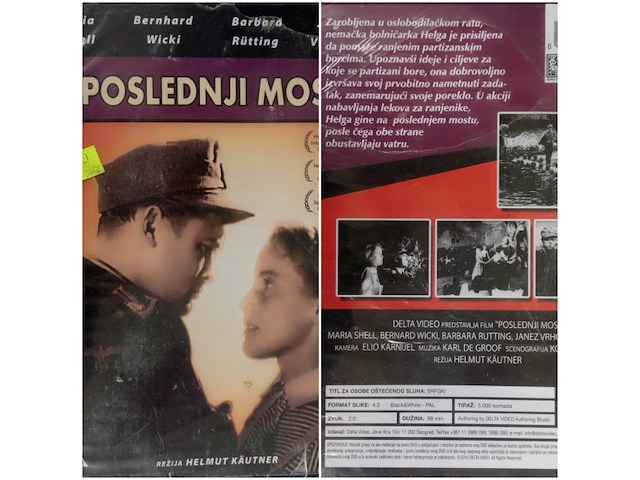 dvd Poslednji most