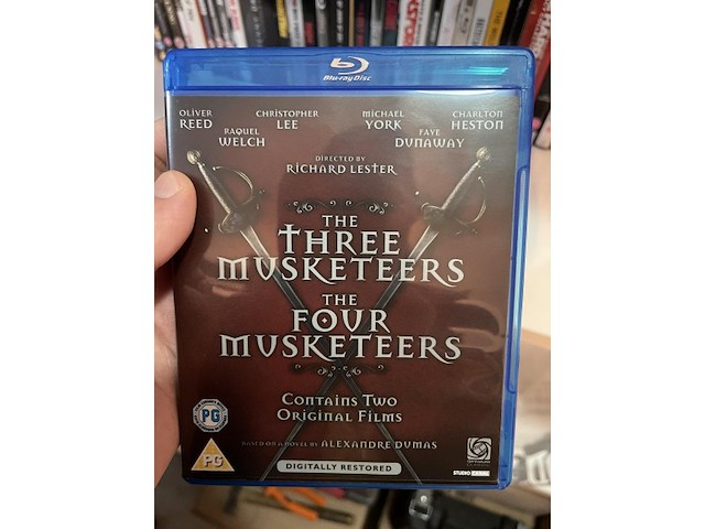 Three Musketeers &;; Four Musketeers blu ray