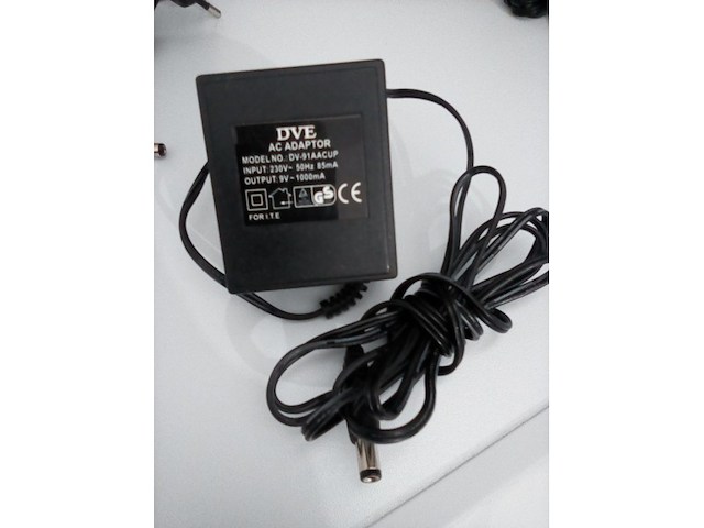 AC-AC Adapter 9V 1000 mA DVE DV-91AACUP