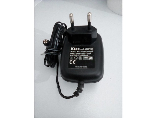 AC-AC Adapter 9V 1000 mA Ktec KA230A090100045G