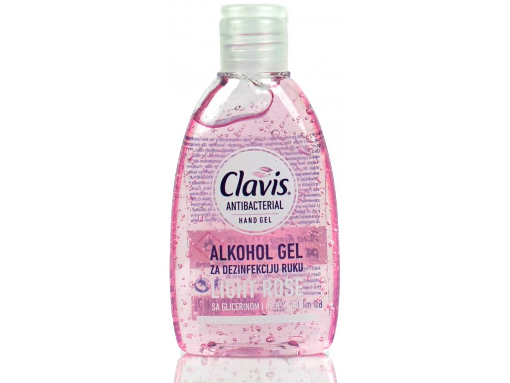 Clavis Antibakterijski gel za dezinfekciju ruku Light rose 80ml