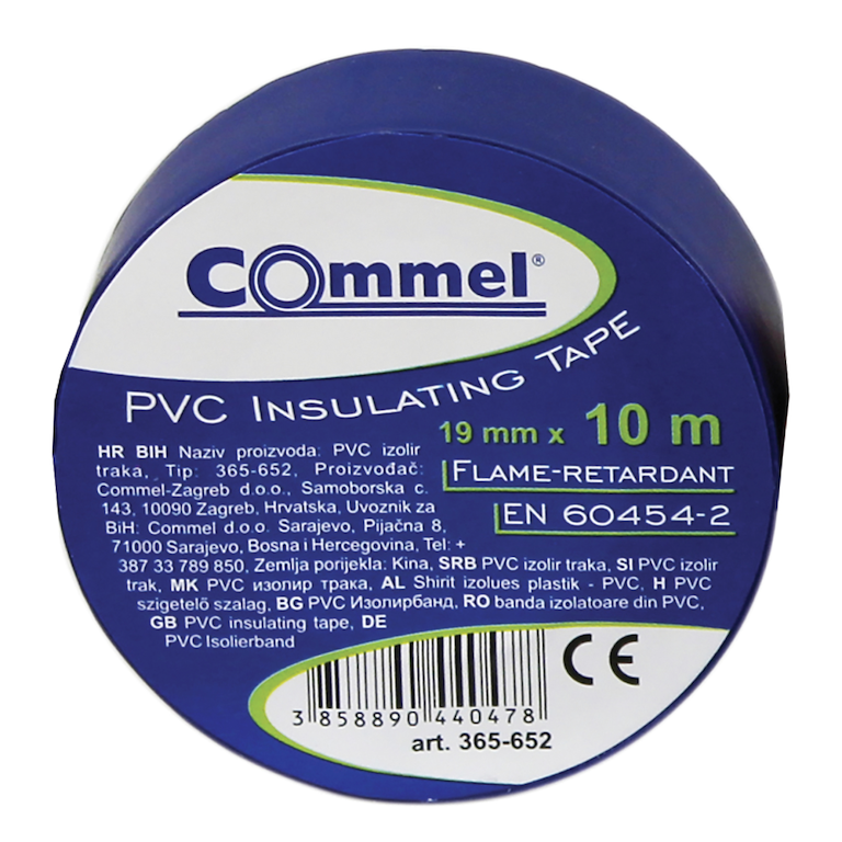 Commel Izolir Traka 0,13mm X 19mm X 10m, Plava – C 365-652