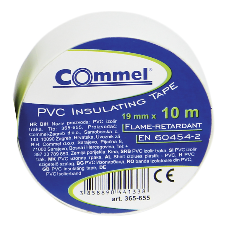 Commel Izolir Traka 0.13 mm x 15 mm x 10 m Bela – C 365-605