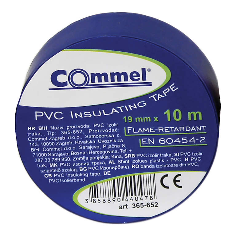 Commel Izolir Traka 0.13 mm x 15 mm x 10 m Plava – C 365-602