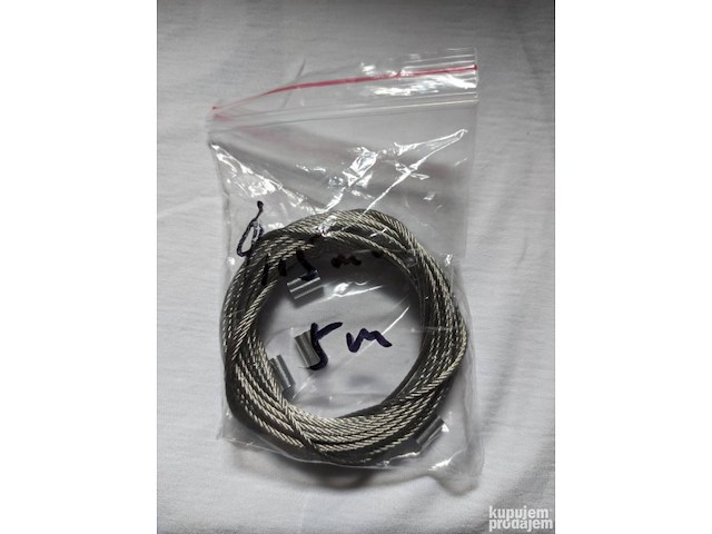 5 Meter 1.5mm 304 Steel Wire Rope