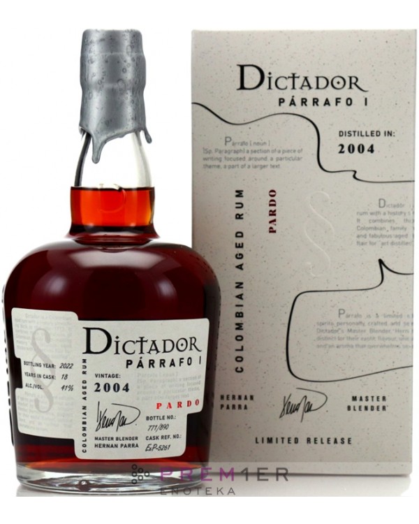 Dictador Parrafo Pardo Port 2004 0.70l