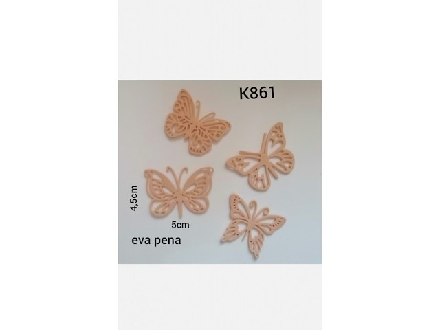 *K861- Leptiri,dekoracija, eva pena /10kom