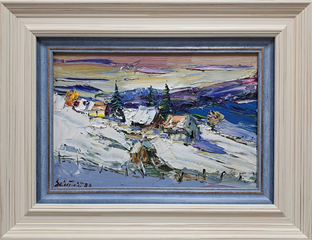 Zlatibor 16, Đorđe Stanić, ulje na lesonitu, sa 33×43 cm, bez 20×30 cm, sertifikat, 120 eura