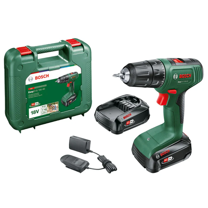 Akumulatorska bušilica - odvrtač Bosch EasyDrill 18V-40 18V; 2x2,0 Ah (06039D8005)